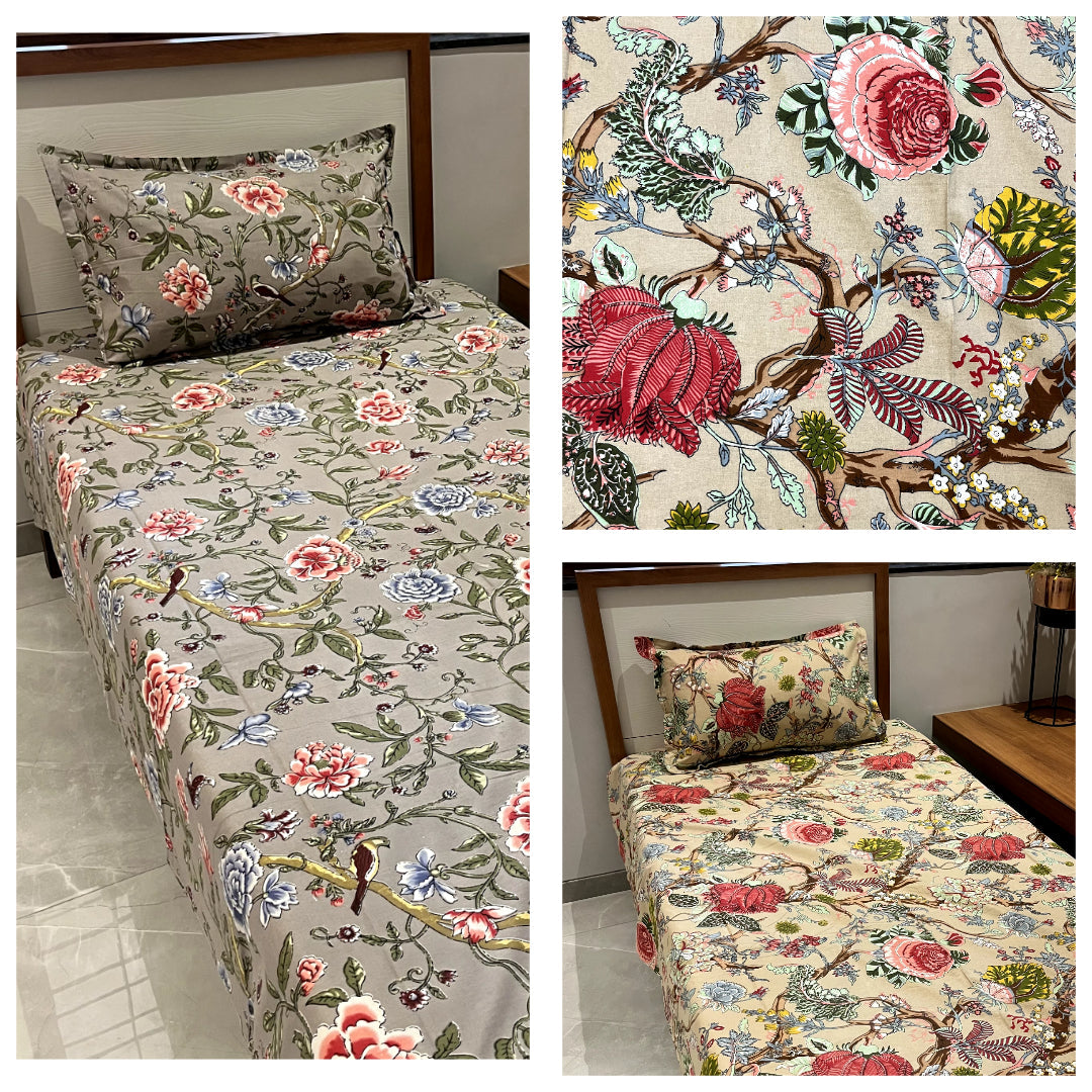 (SINGLE) ANOKHI ELEGANCE : HANDCRAFTED COTTON BEDSHEET – The Home Linen ...