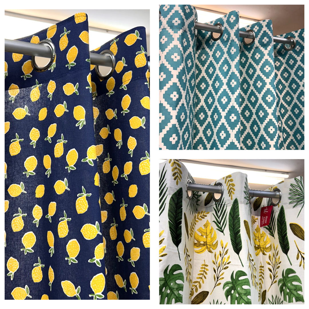 COTTON PRINTED CURTAINS – The Home Linen Studio